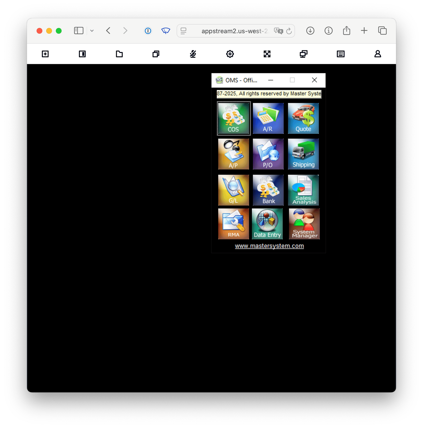 OMS Cloud with AppStream User Guide